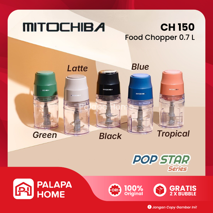 Jual Mitochiba Chopper CH 150 700 mL Low Watt | Choper Mito Kapasitas ...