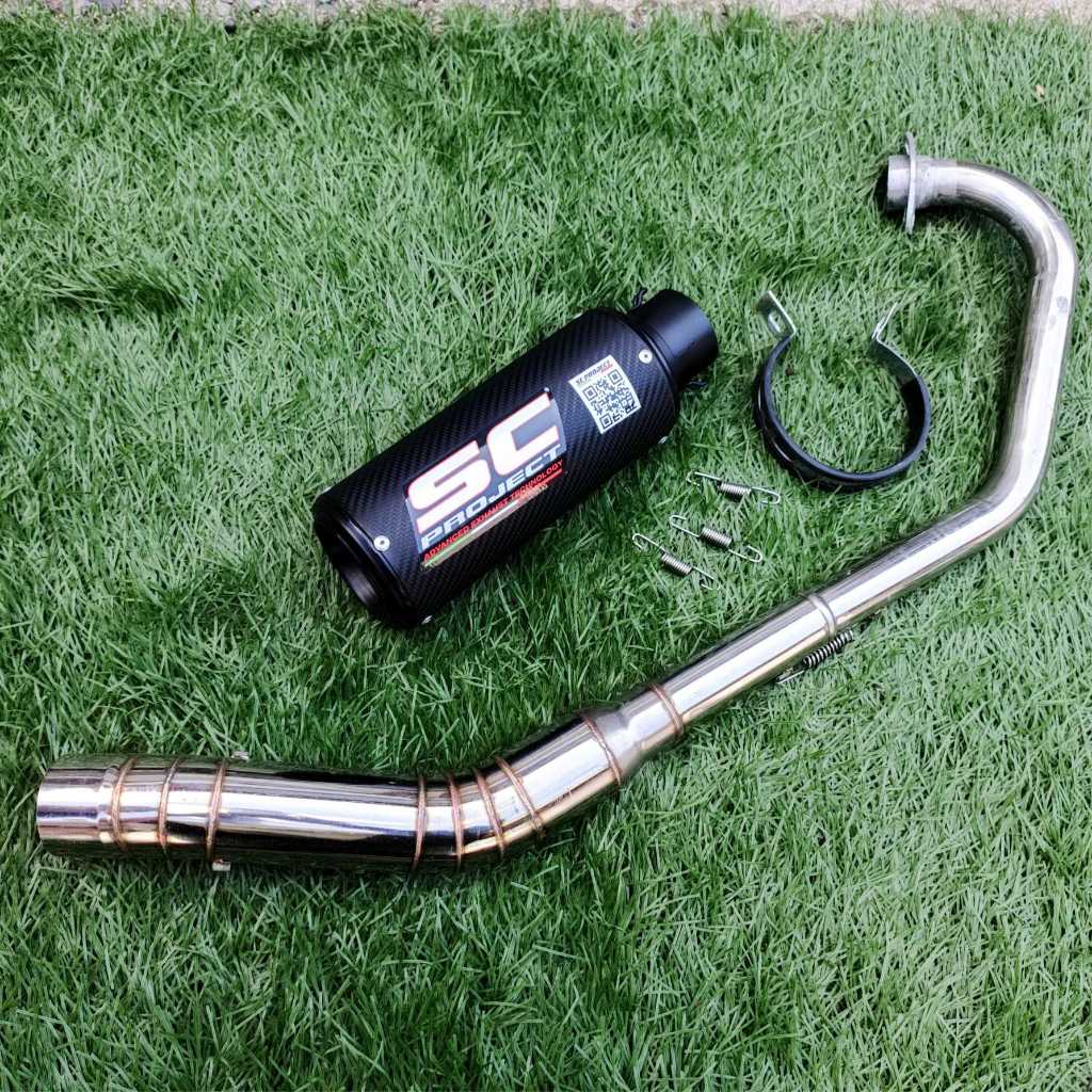 Jual KNALPOT RACING SC PROJECT UNTUK VIXION CBR R15 SATRIA FU SONIC ...