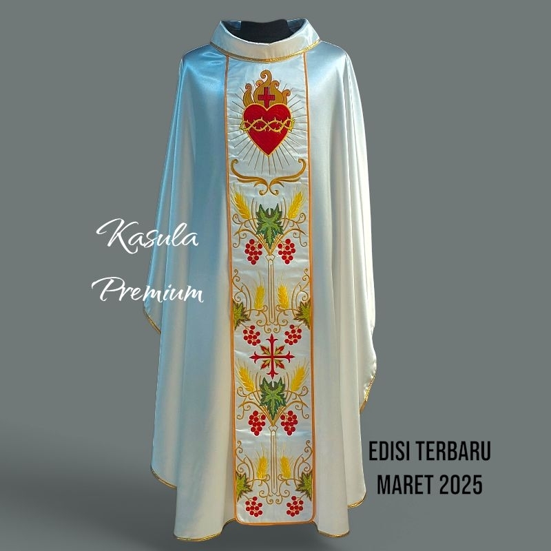 Jual Kasula Romo Imam Katolik/Kasula Roh Kudus / Kasula Gold / Kasula ...