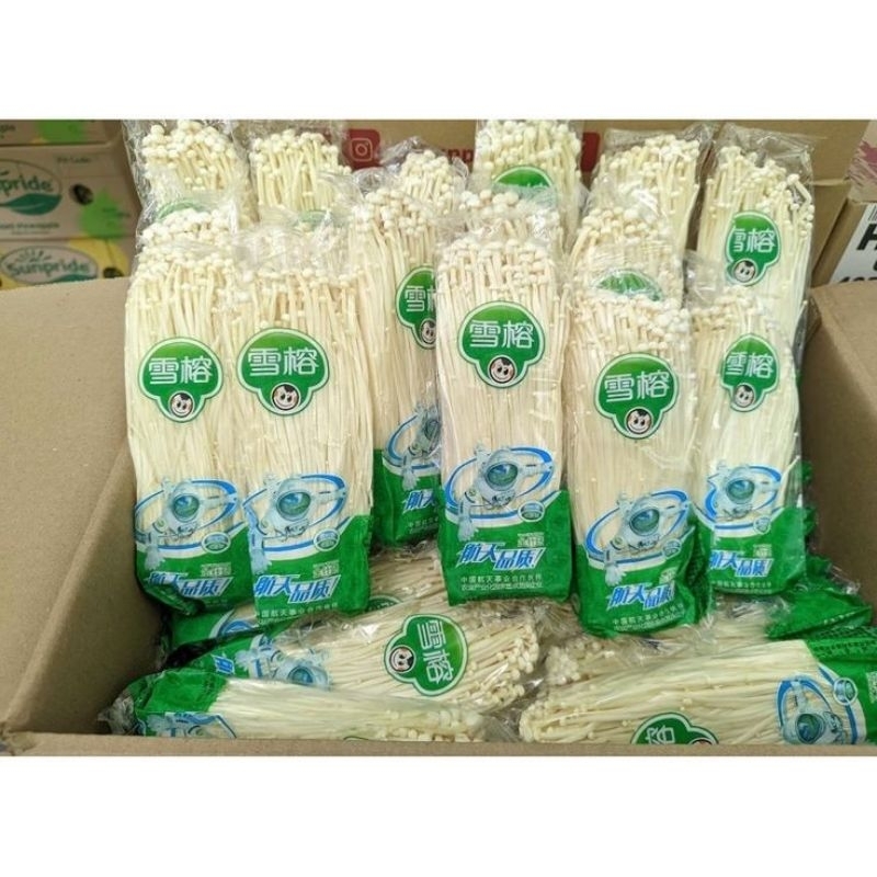 Jual Jamur Enoki 1 Dus | Resmi Dengan Nomor Kementan | Strip Hijau ...