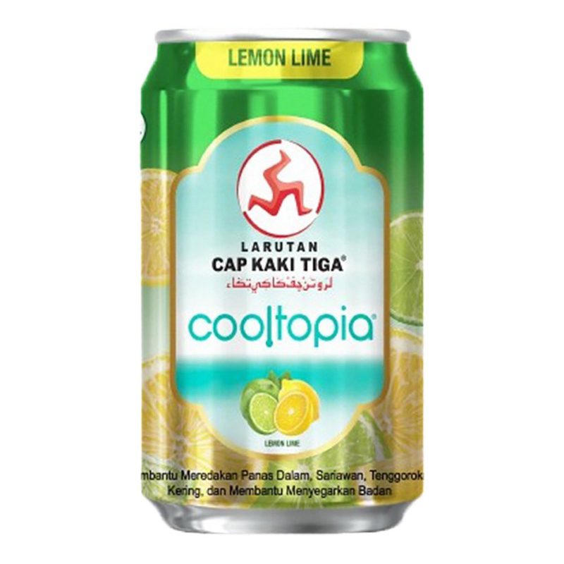 Jual Cap Kaki Tiga Cooltopia Lemon Lime 320 ML | Shopee Indonesia
