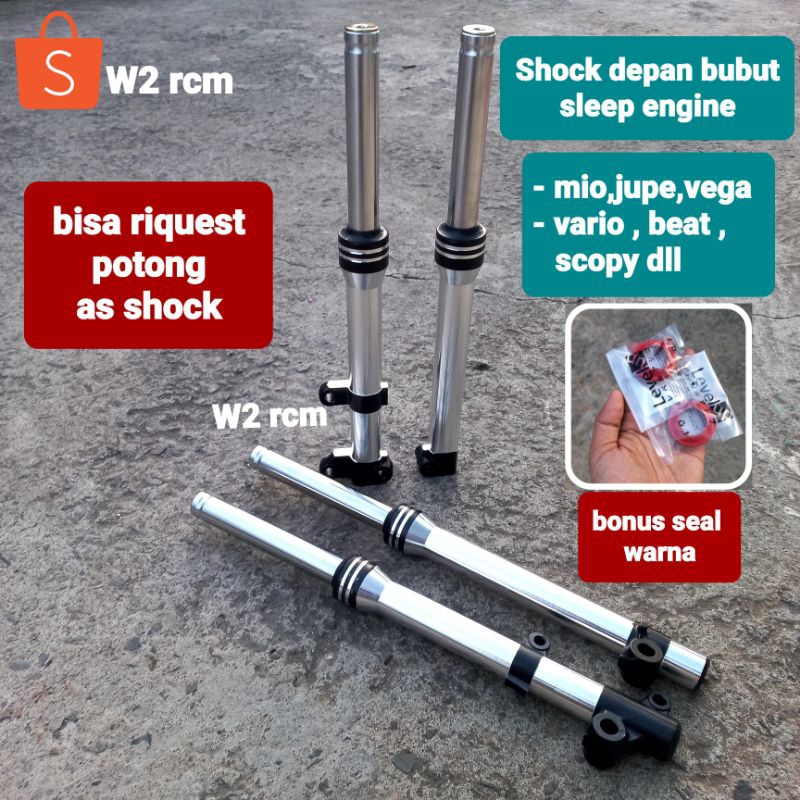 Jual Shock depan bubut pnp sleep engine mio scopy vario beat dll ...
