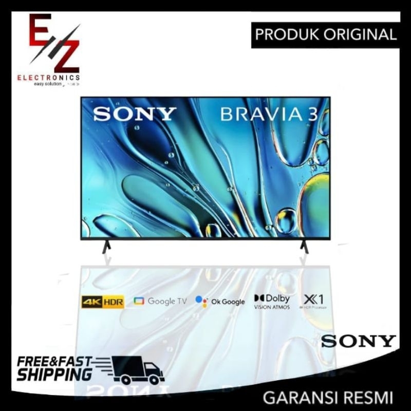 Jual SONY Bravia 3 K-65S30 Smart Google TV 65 Inch UHD 4K HDR Dolby ...