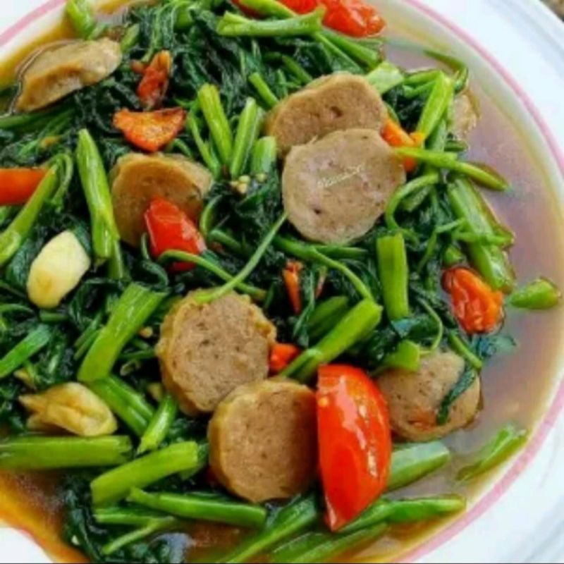 Jual Cah Kangkung Bakso Menu Catering Harian | Shopee Indonesia