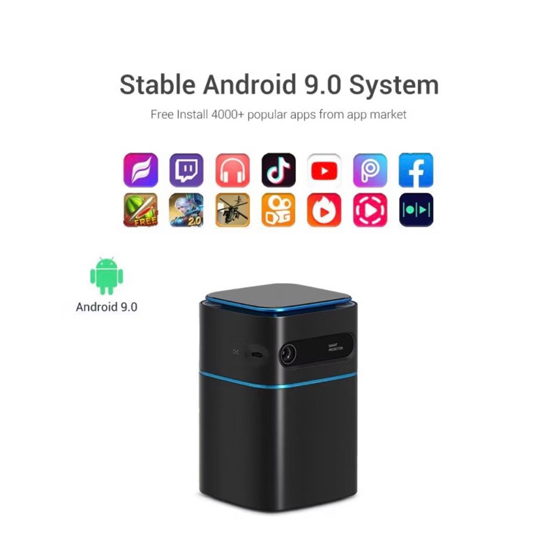 Jual Proyektor Mini DLP D042 Smart Proyektor Android Wifi 170Ansi Lumens | Android TV Projector ...