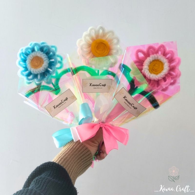 Jual Single Flower Gerbera Hologram || Bunga Gerbera || Bunga || Buket ...