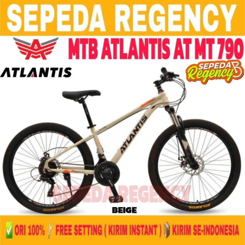Jual Sepeda Gunung MTB ATLANTIS AT MT 790 Ukuran 24 & 26 Inch 24 Speed ...