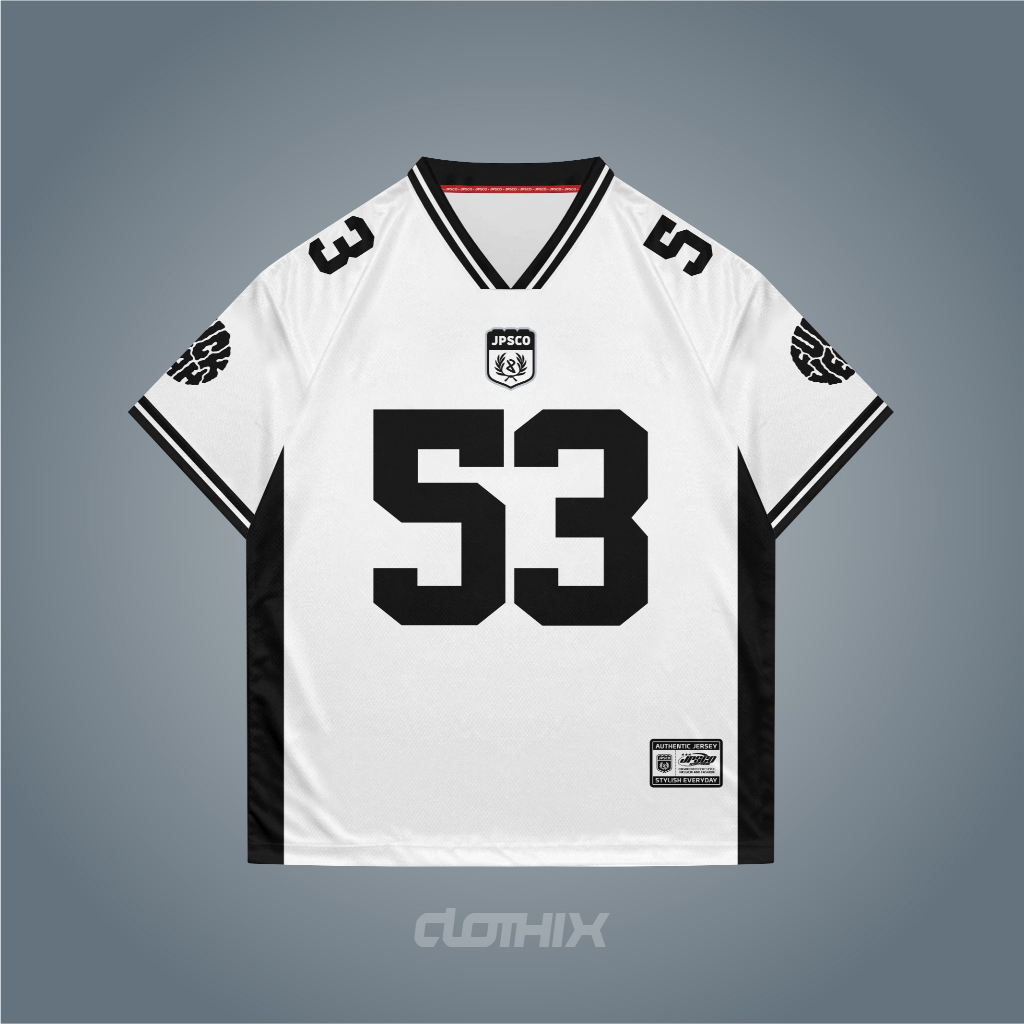 Jual Clothixoff Jersey Retro Casual Jersey Rugby Bahan Dryfit Milano ...