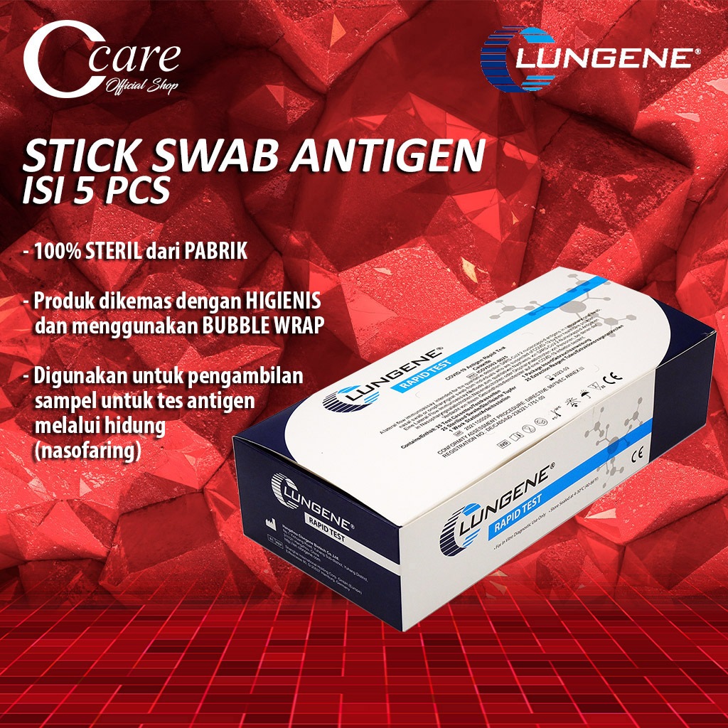 Jual Alat Test Swab Antigen Clungene Lungene Hidung Termurah 100% ...