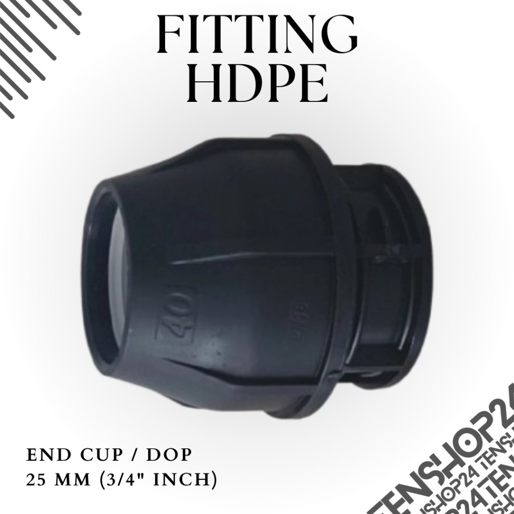 Jual FItting HDPE End Cup / DOP - 25mm ( 3/4" ) Kualitas Tinggi ...