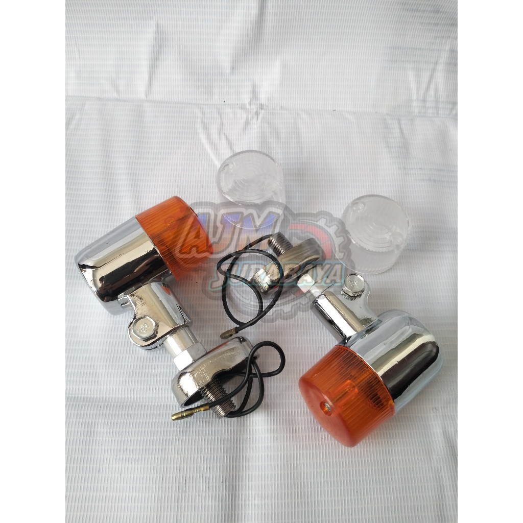 Jual SEIN CB RITING CB RITING PALU BULAT CHROME BESI GL CB TIGER ...