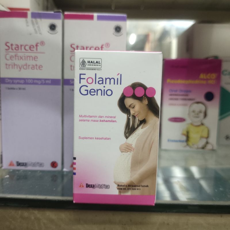Jual folamil genio - vitamin ibu hamil dan menyusui | Shopee Indonesia