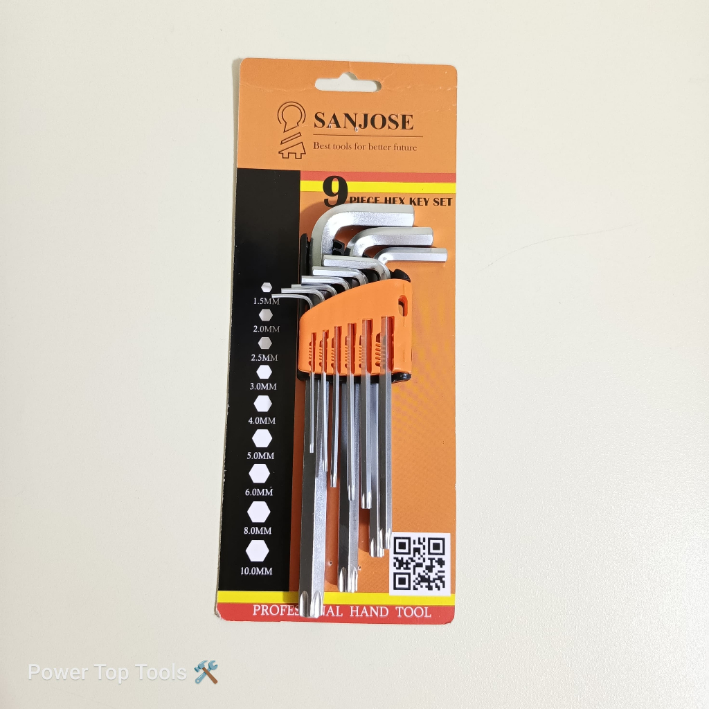 Jual Kunci L Set Lengkap Bintang isi 9 Pcs Sanjose Tools - Kunci L ...