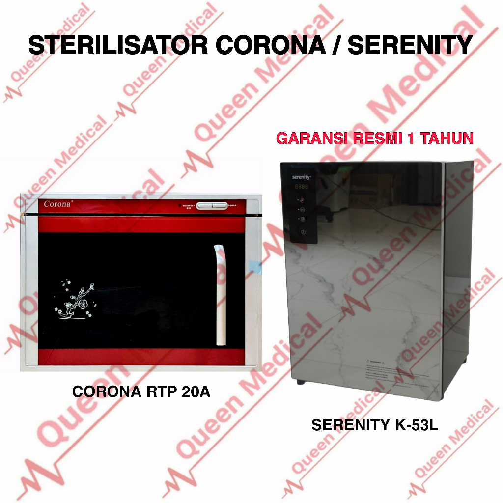 Jual Sterilisator Corona 1 Pintu Sterilizer/Autoclave Kering (KHUSUS ...