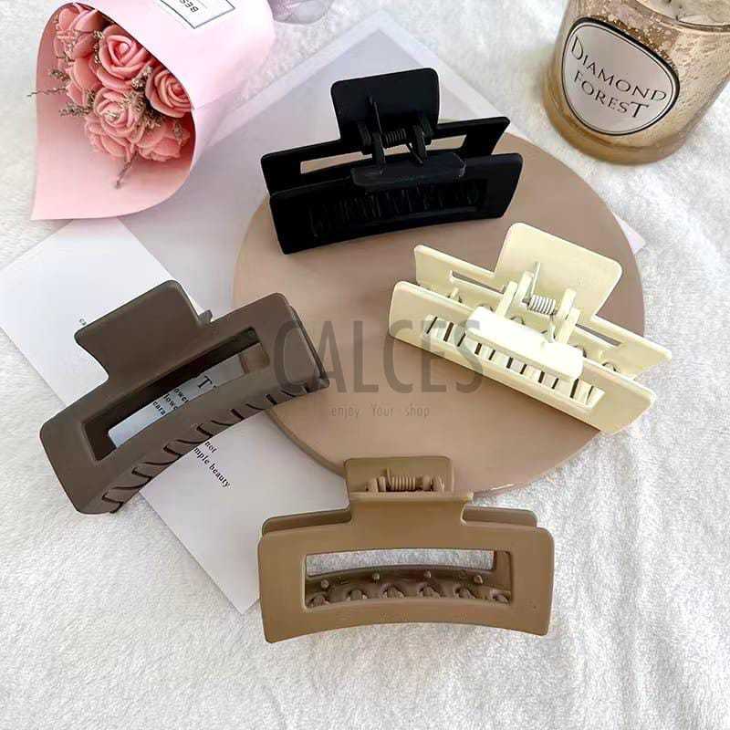 Jual [CALCES] Jepit Rambut Salon Korea Doff Model Kotak / Jepitan Jedai Salon Matte Doff Korea ...
