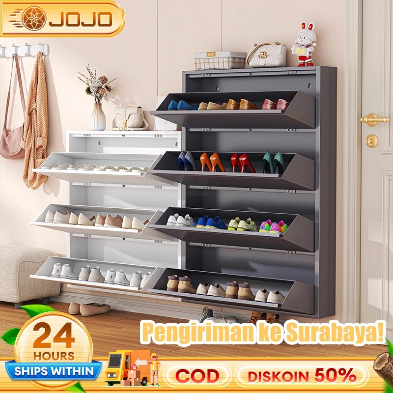 Jual Rak Sepatu Besi Lemari Sepatu Besi Kuat Tebal Lemari Sepatu ...