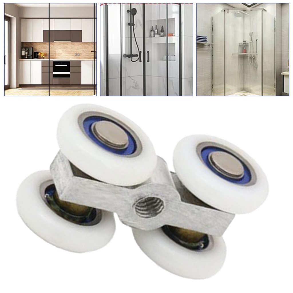 Jual Roda sleding pintu geser Gantung Kamar Roda rel pintu Mandi Kaca ...