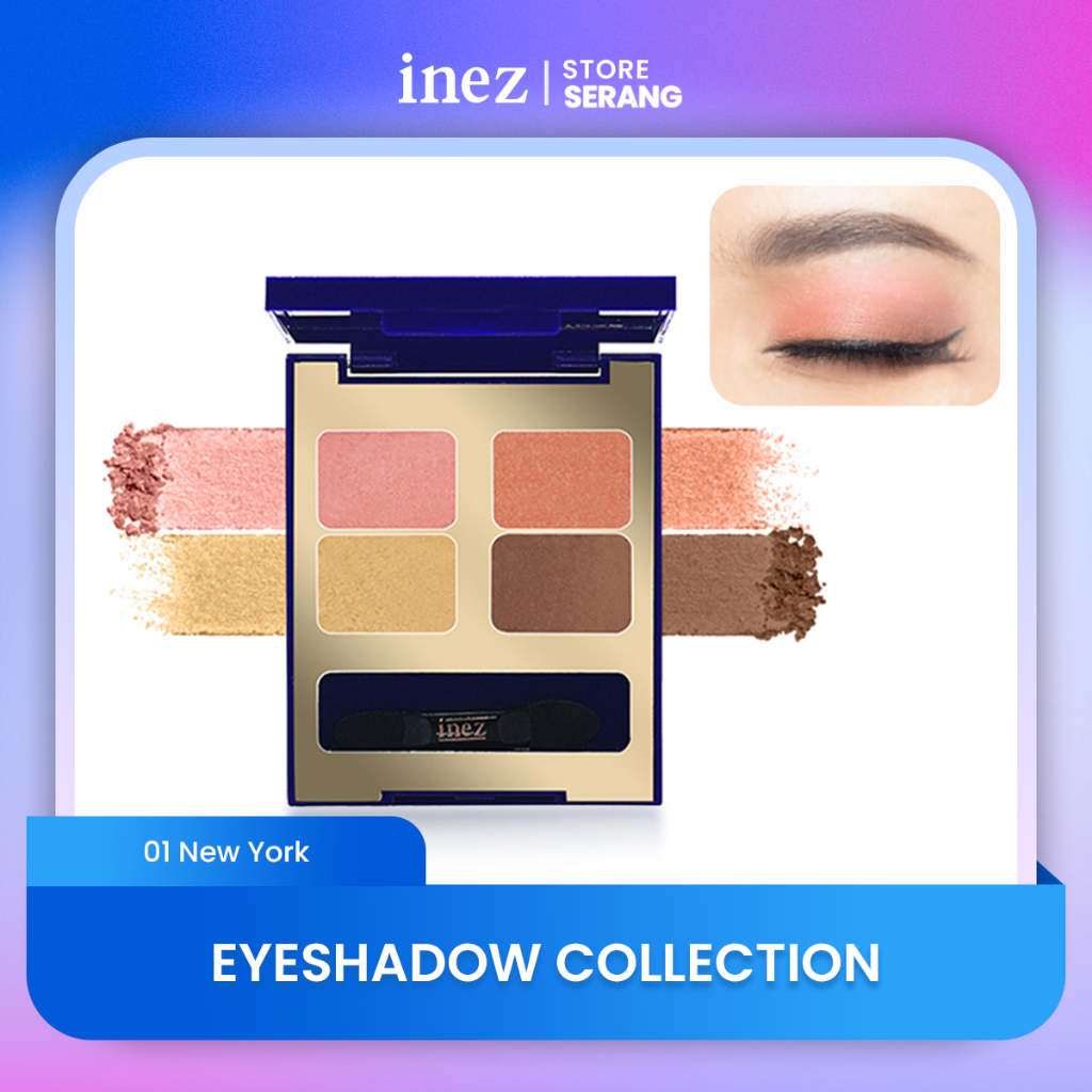 Jual INEZ - Eyeshadow Collection (New Case) | Shopee Indonesia