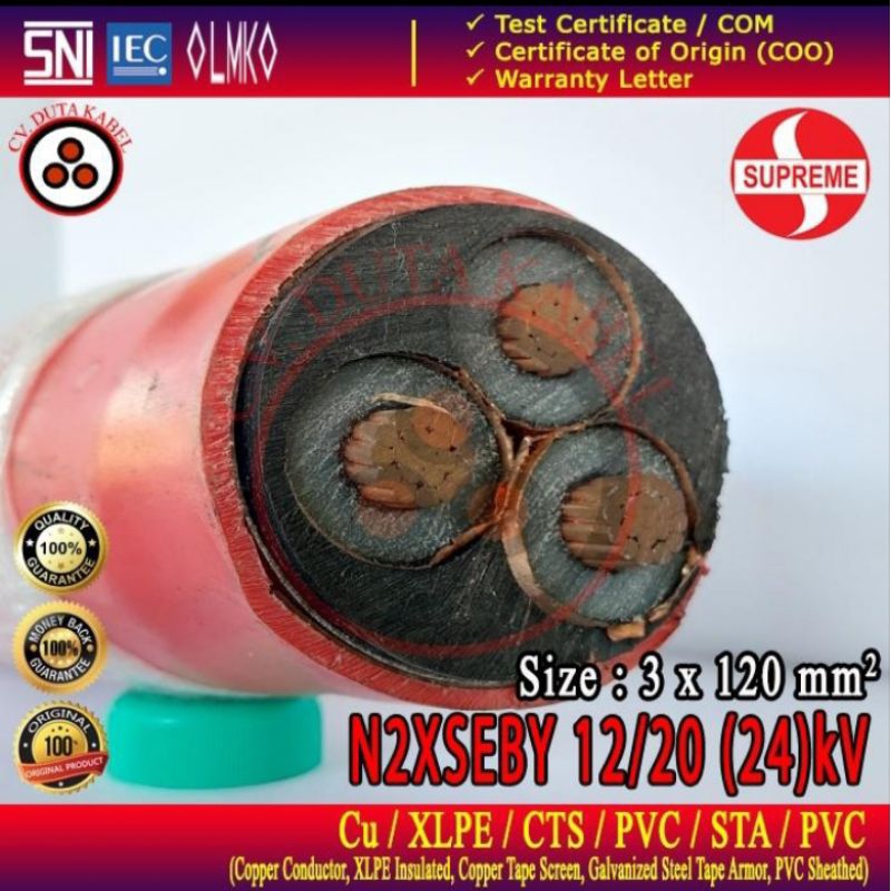 Jual Kabel Supreme N2XSEBY 3*300 | Shopee Indonesia