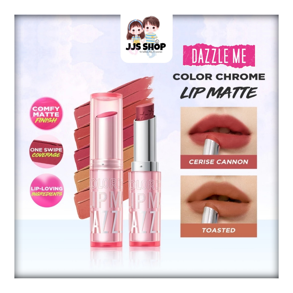 Jual DAZZLE ME Color Chrome Lip Matte | Shopee Indonesia