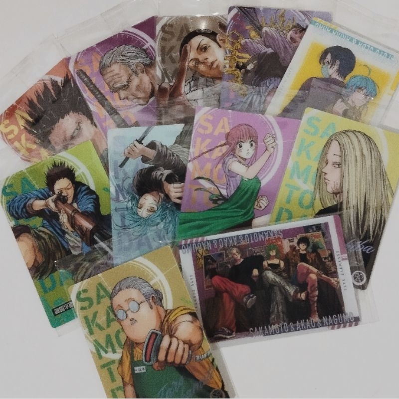 Jual sakamoto days wafer card / official anime merch | Shopee Indonesia