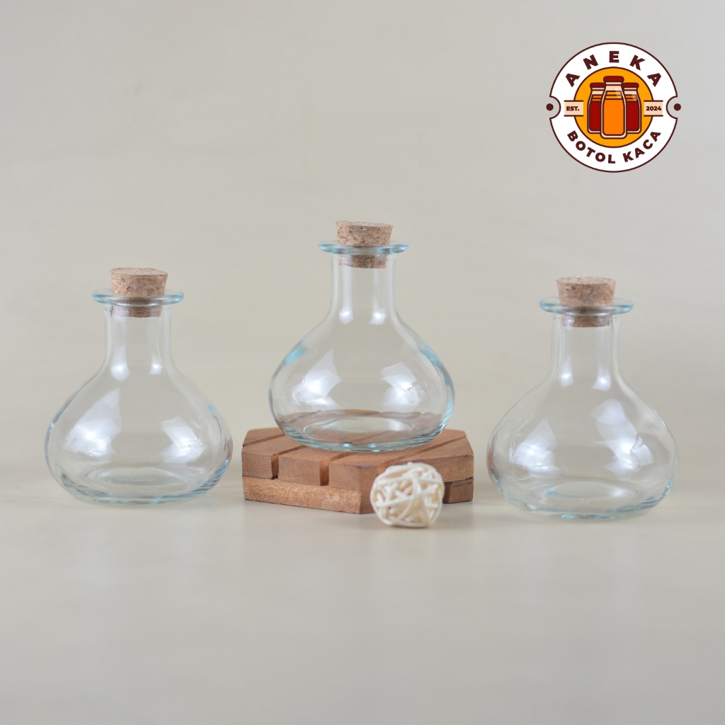 Jual Botol Kaca Pear Motif Unik Tutup Gabus – Botol Kaca Tebal ...