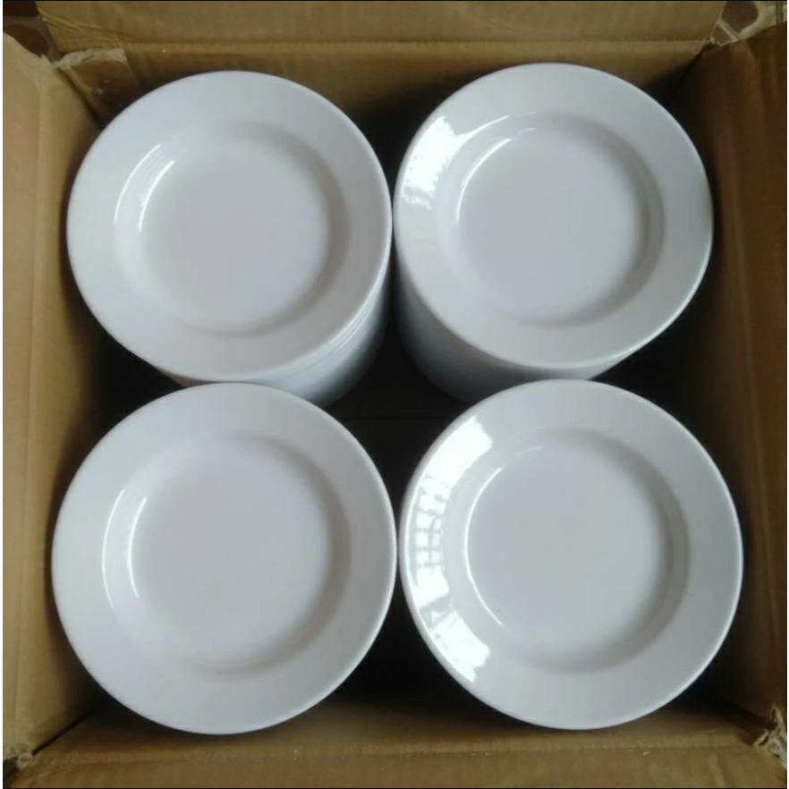 Jual [12 PCS] PIRING 6 INCH GRATIS BUBBLE TATAKAN GELAS PIRING KUE ...