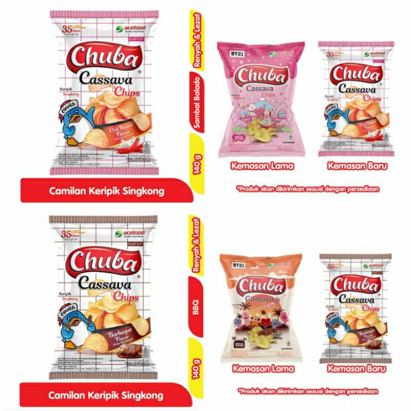 Jual Chuba Kripik Singkong 140g | Shopee Indonesia