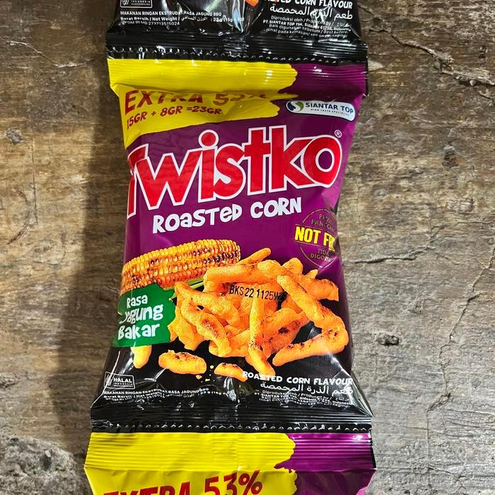 Jual Twistko Roasted Corn JAGUNG BAKAR / JAGUNG BAKAR KEJU 1 Renceng ...