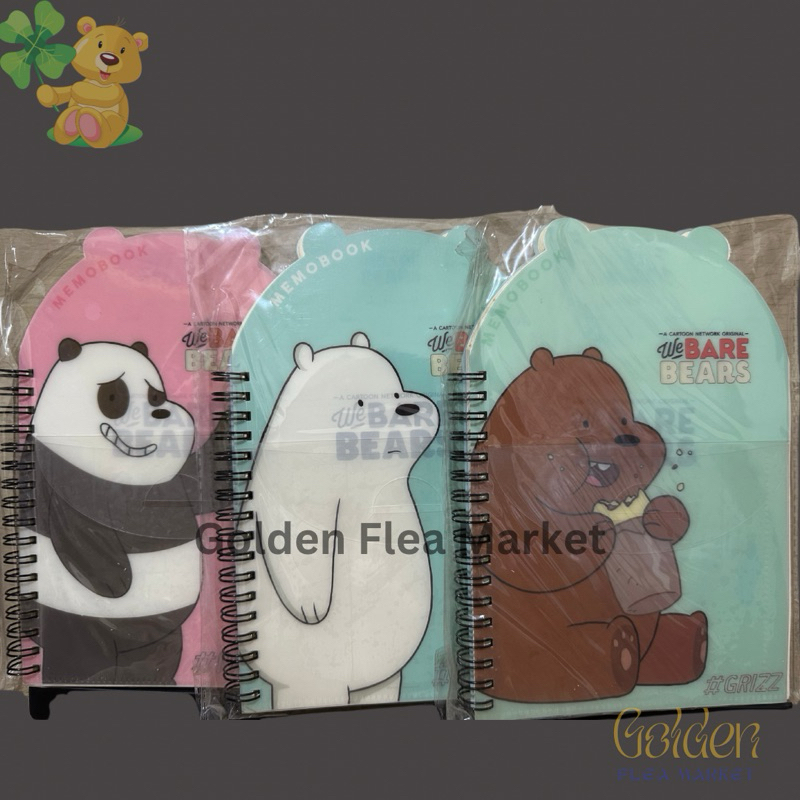 Jual Miniso x We Bare Bears A5 Wirebound Book 80 Sheets | Shopee Indonesia