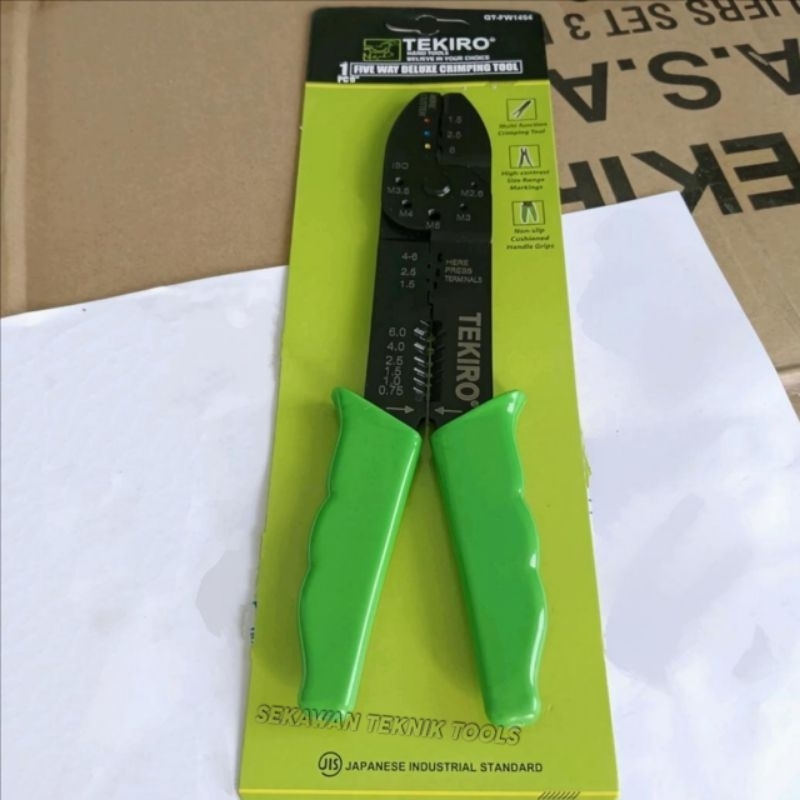 Jual Tekiro Tang Crimping Ukuran 9" Inch / Tang Press Skun Lima Fungsi ...