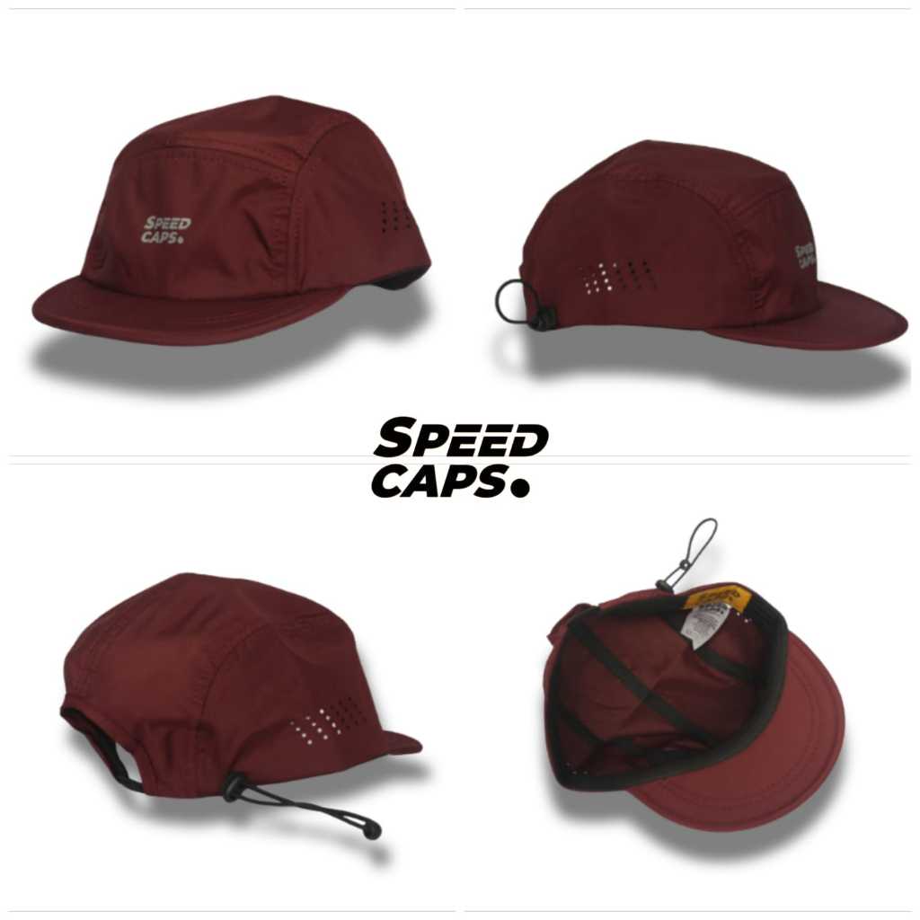 Jual SPEED CAPS Topi Running Outdoor Pria Wanita Unisex Dewasa Bahan ...