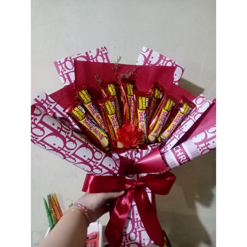 Jual BUKET BENG BENG 10 BIJI BUKET SNACK MURAH | Shopee Indonesia