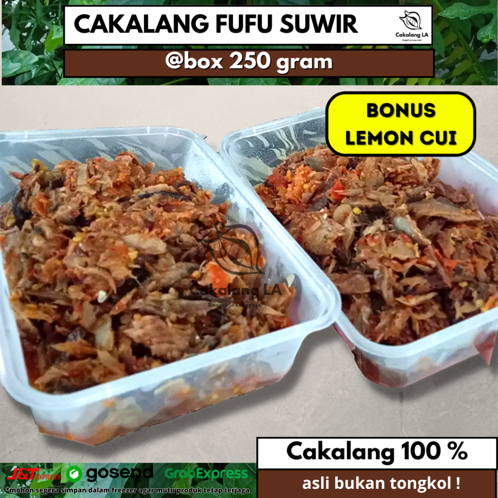 Jual Cakalang Fufu/asap Suwir rica-rica 200 gram | Shopee Indonesia