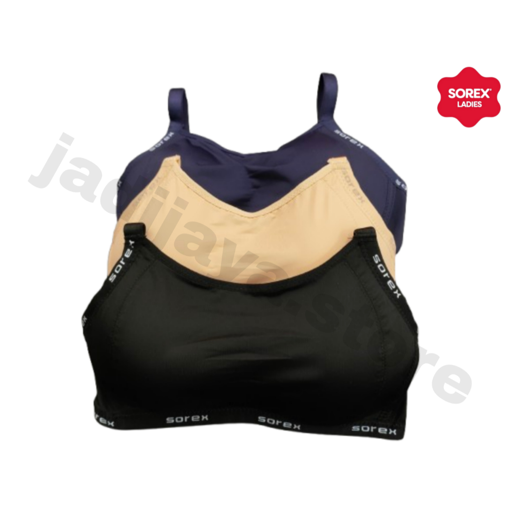 Jual Sorex T-shirt Bra Busa Sedang Tanpa Kawat Kait 3 Setara Cup A-B Full Cup BH Harian BH 34211 ...