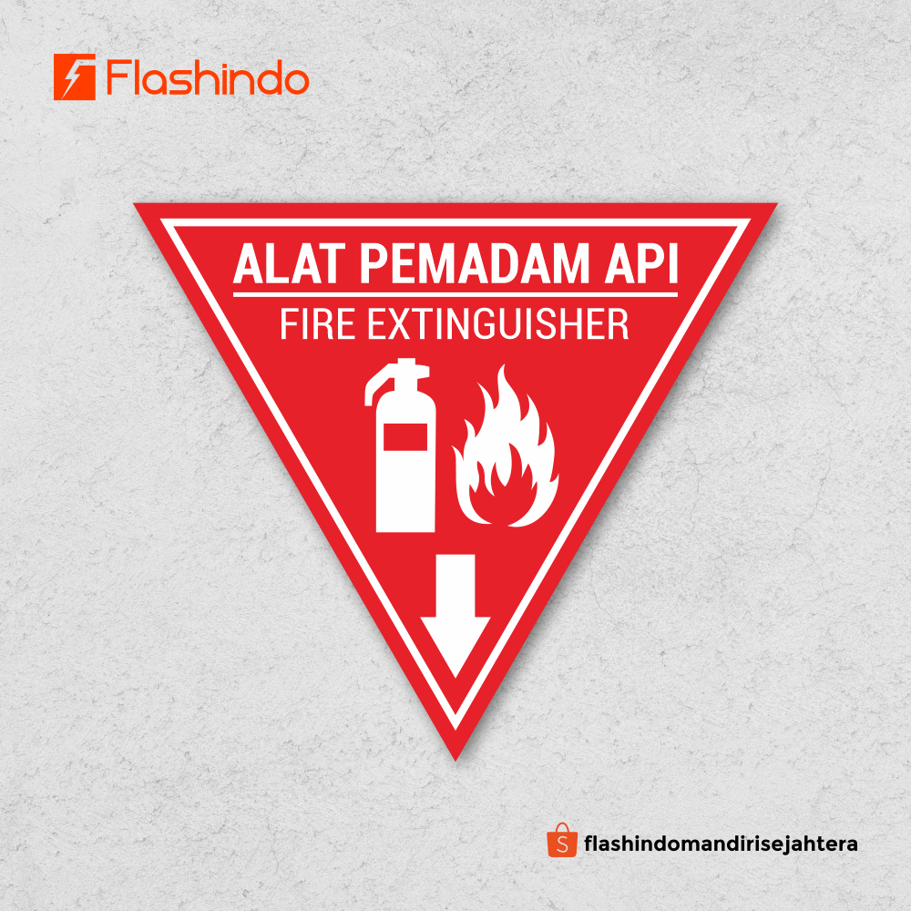 Jual Signboard Akrilik Plang Rambu Perlindungan Kebakaran | Safety Sign ...