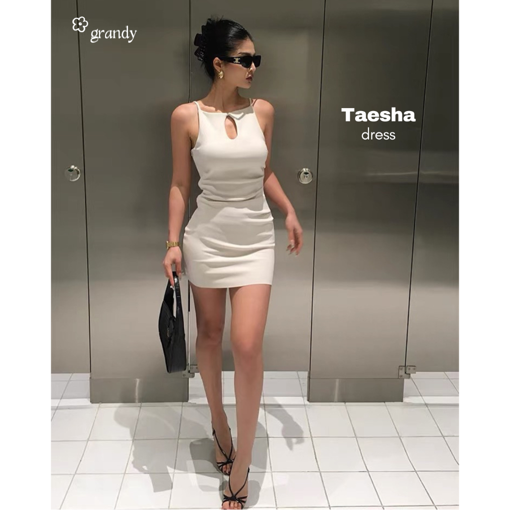 Jual 【𝗥𝗘𝗔𝗗𝗬】GRANDY - Taesha Dress / Terusan Wanita | Shopee Indonesia