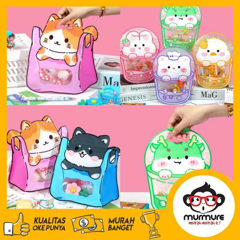Jual MURMURE | ZIP KANTONG ULANG TAHUN / GOODIE BAG PLASTIK KARAKTER ...