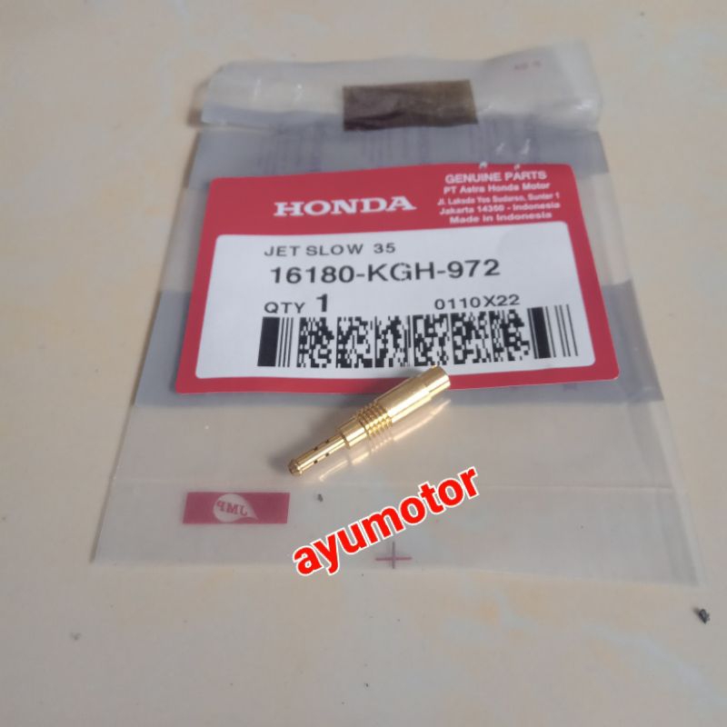 Jual jet slow 35 pilot jet beat karburator kvy cs1 kwc scoopy ...