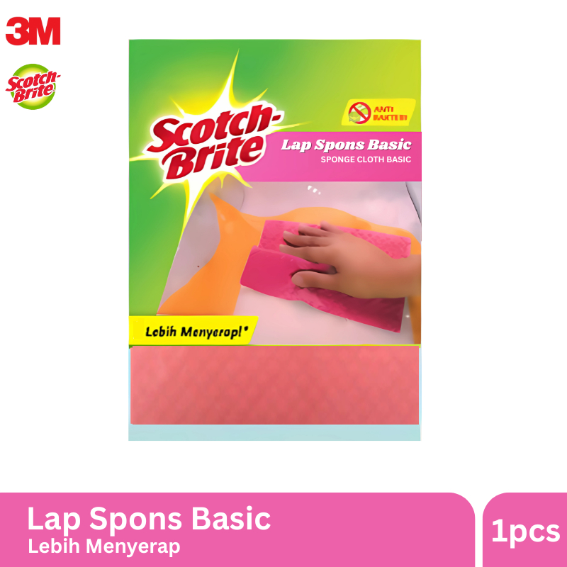 Jual MyHomey 3M Scotch Brite Lap Spons Sponge Lap dapur meja lantai ID ...