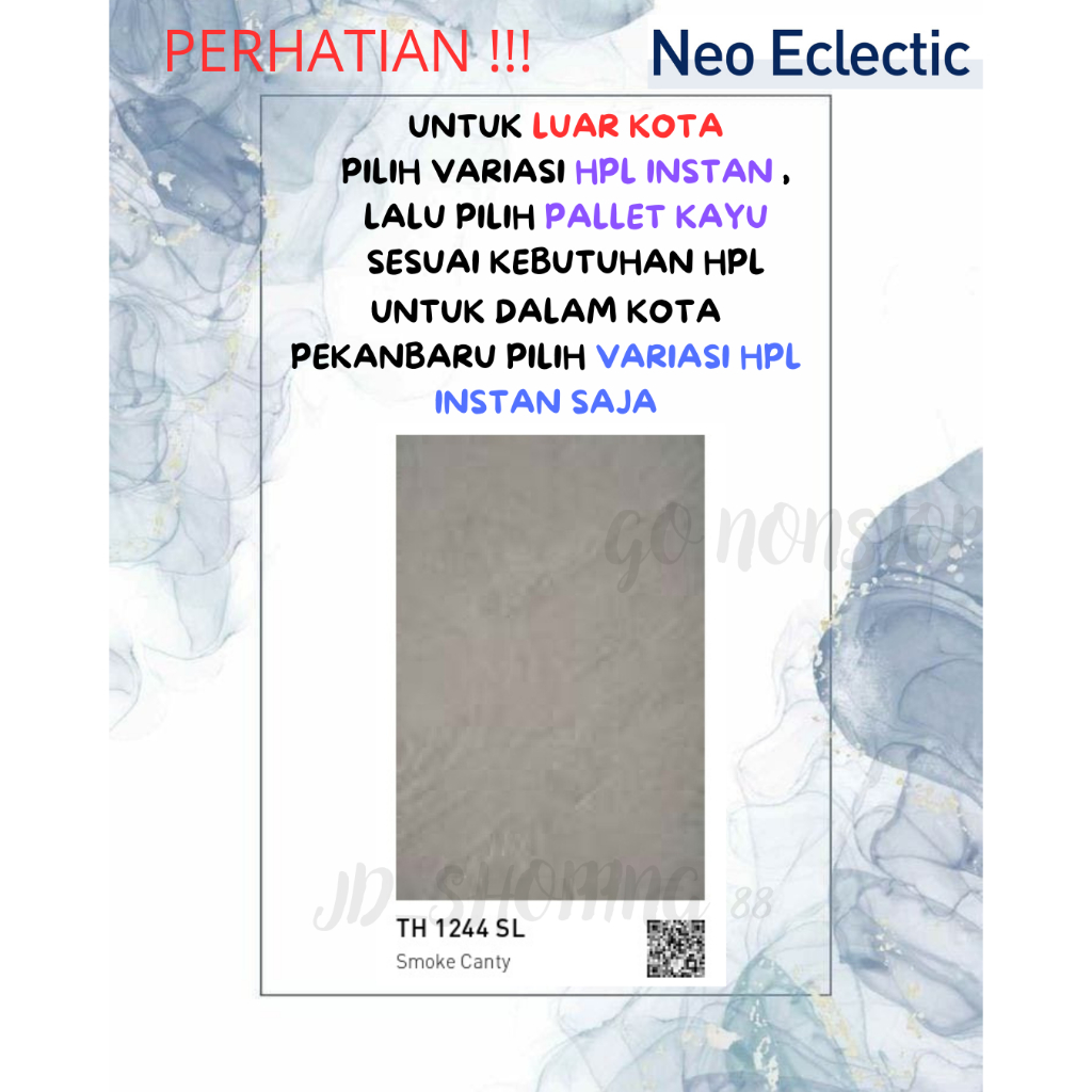 Jual (LUAR KOTA WAJIB PALLET KAYU) HPL TACO PATTERN FABRIC TH 1244 SL ...