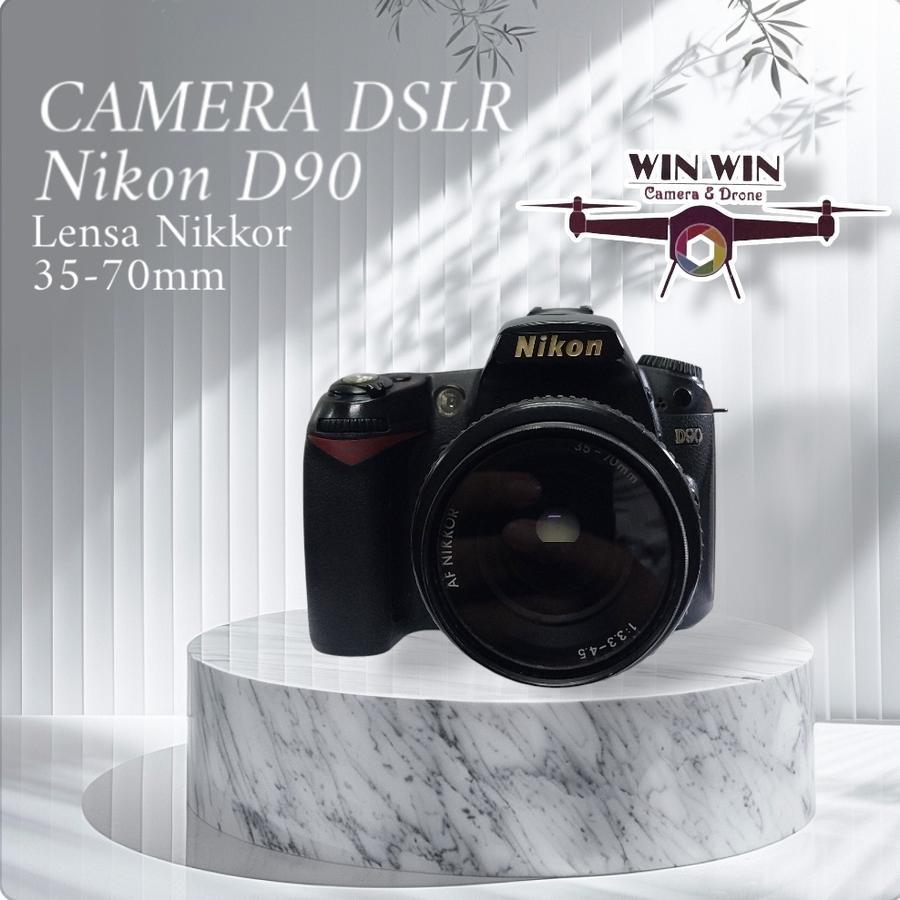 Jual Kamera Camera DSLR Nikon D90 Lensa Nikkor AFD 35-70mm | Shopee ...