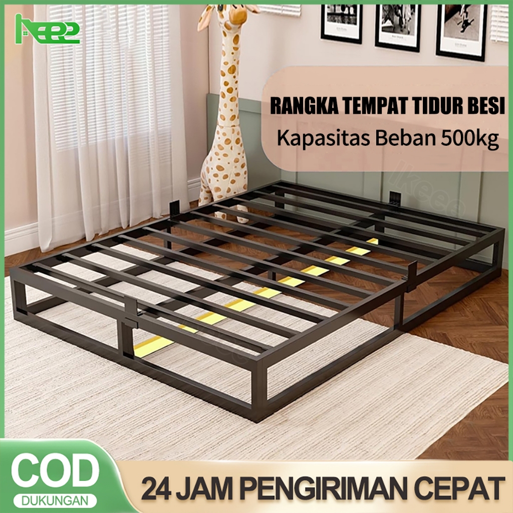 Jual IKEEE Ranjang Besi Rangka Tempat Tidur Besi Ranjang Kasur Rangka ...