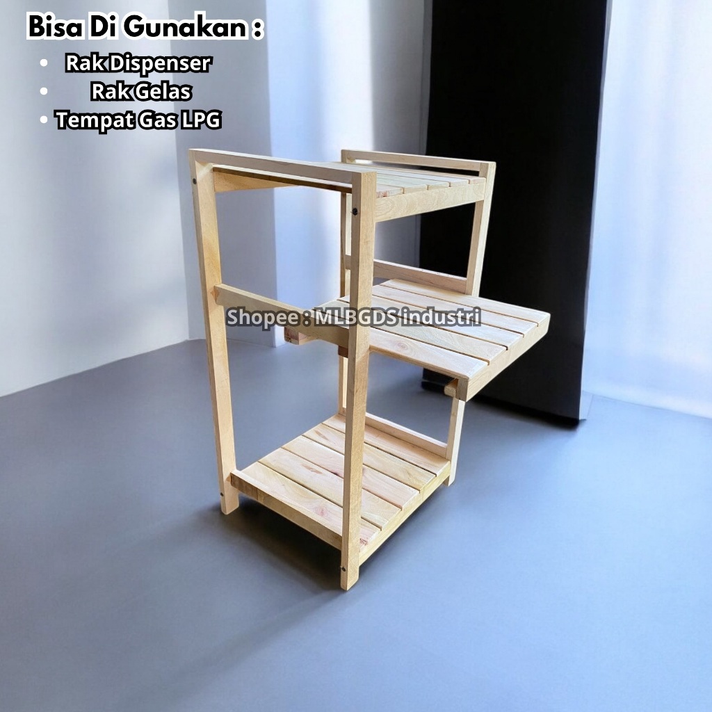 Jual Meja Dispenser Rak Kompor 1 Tungku Bisa Sliding Ukuran 40X40X70 ...
