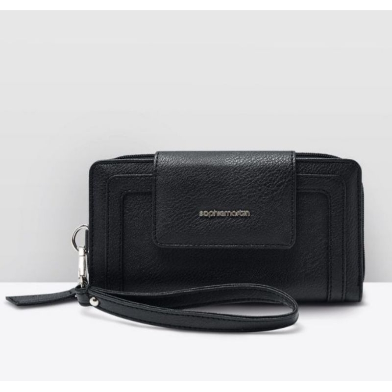 Jual SOPHIE MARTIN DOMPET DIANTHA MODESTE BLACK DOMPET PANJANG DOMPET ...