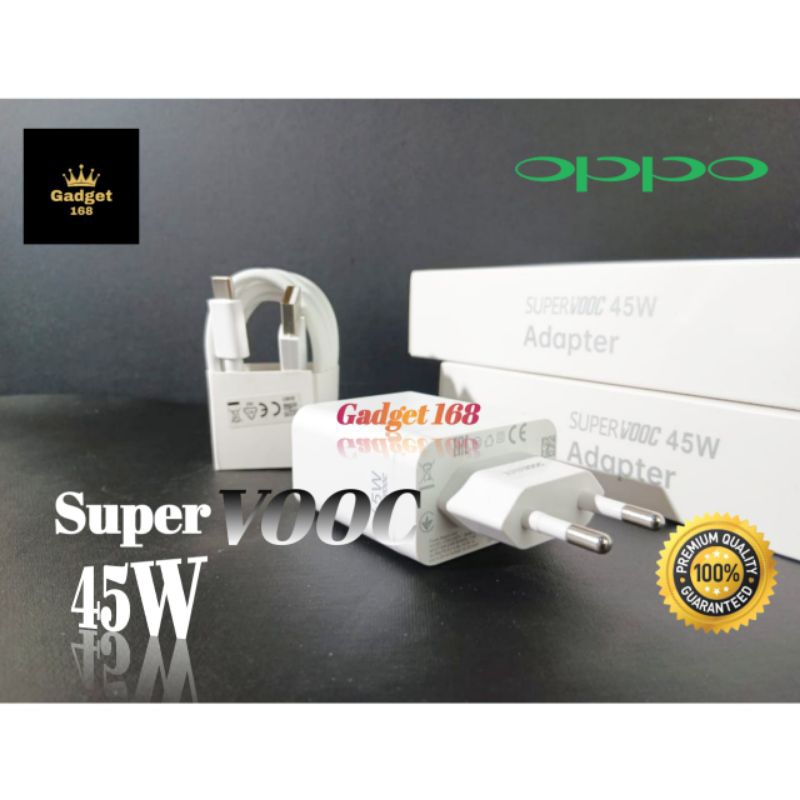 Jual travel charger oppo 45 watt supervooc usb type a to type c ...
