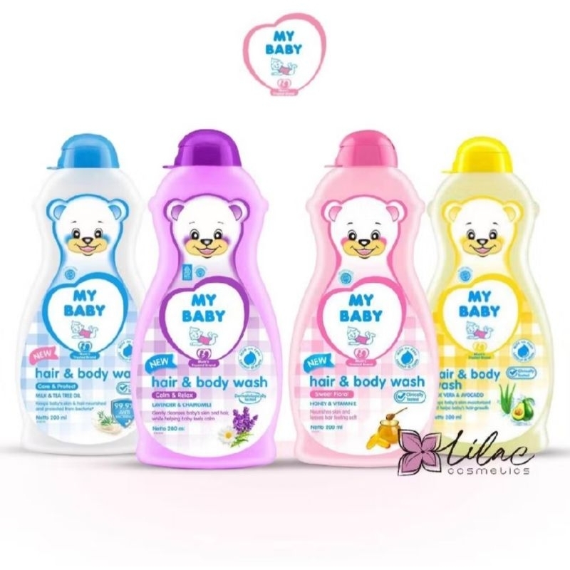 Jual MY BABY Hair& Body Wash Botol 200ml | Shopee Indonesia