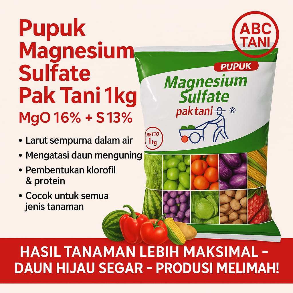 Jual Pupuk Magnesium Sulfate Pak Tani - 1 Kg | Shopee Indonesia