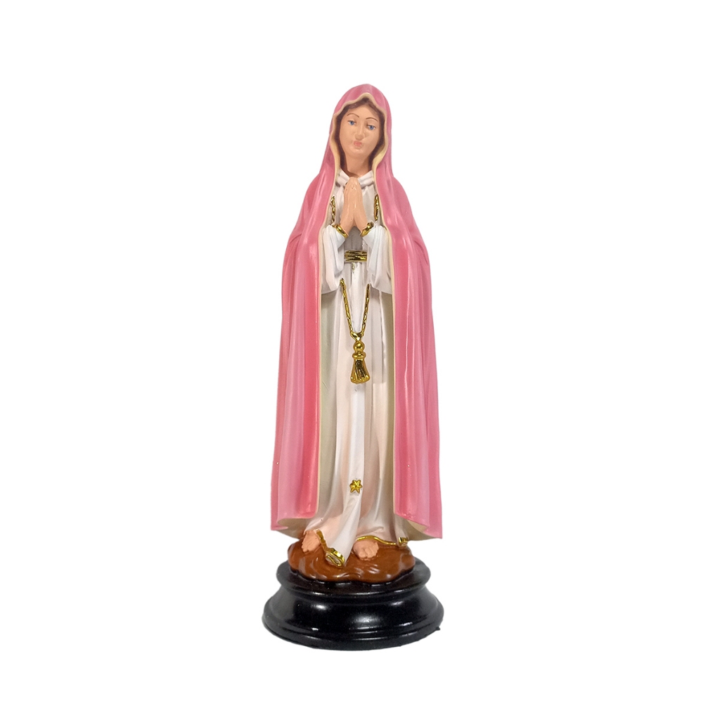 Jual Patung Bunda Maria Fatima 30cm Warna Pink Krem – Figur Devosi ...