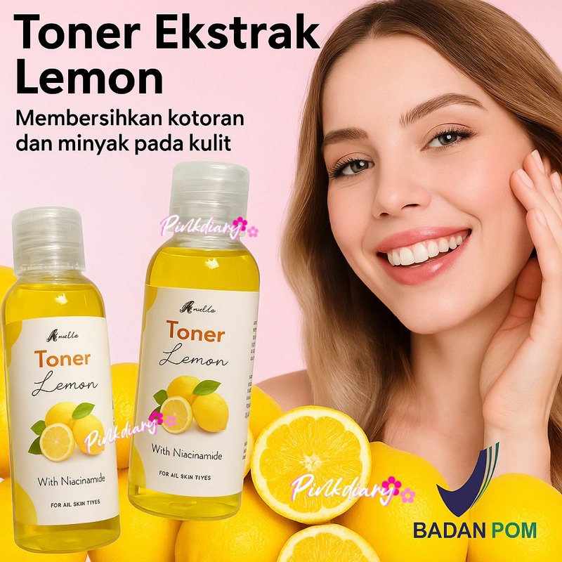 Jual BPOM TONER PELICIN EKSTRAK LEMON 60ML | TERLARIS | Shopee Indonesia